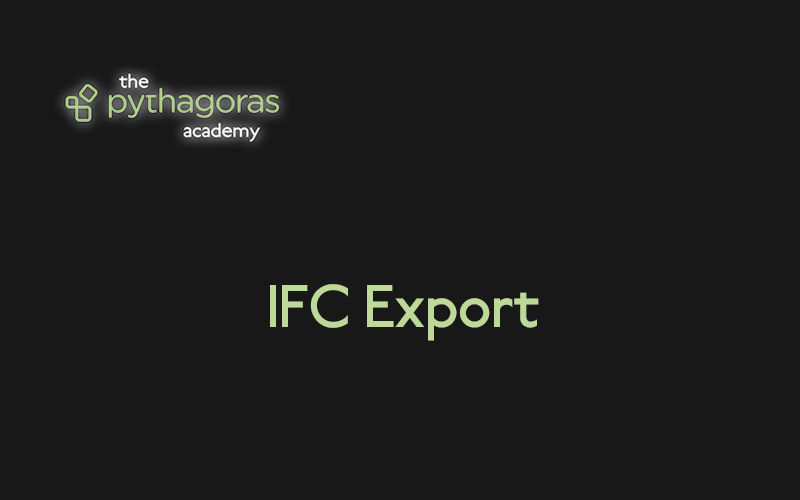 IFC Export Tutorial | Pythagoras CAD 2025